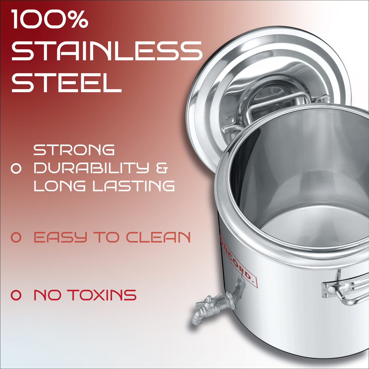 Stainless Steel S Series Insulated Double Wall Stock Pot – Concord ...